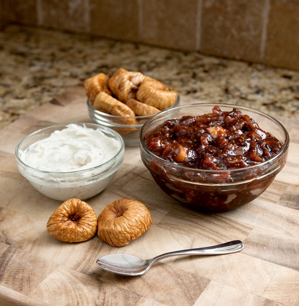 Fig and Plum Chutney with Cardamom Whipped Cream Cheese - Brownie Bites ...
