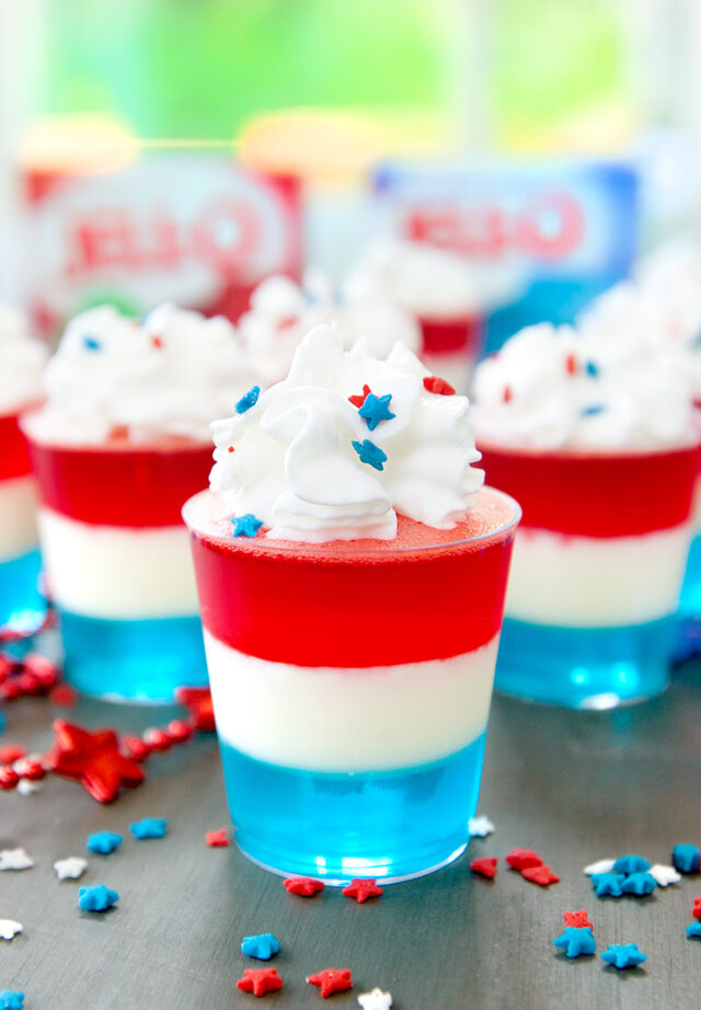 Patriotic Jello Shots Recipe - Brownie Bites Blog