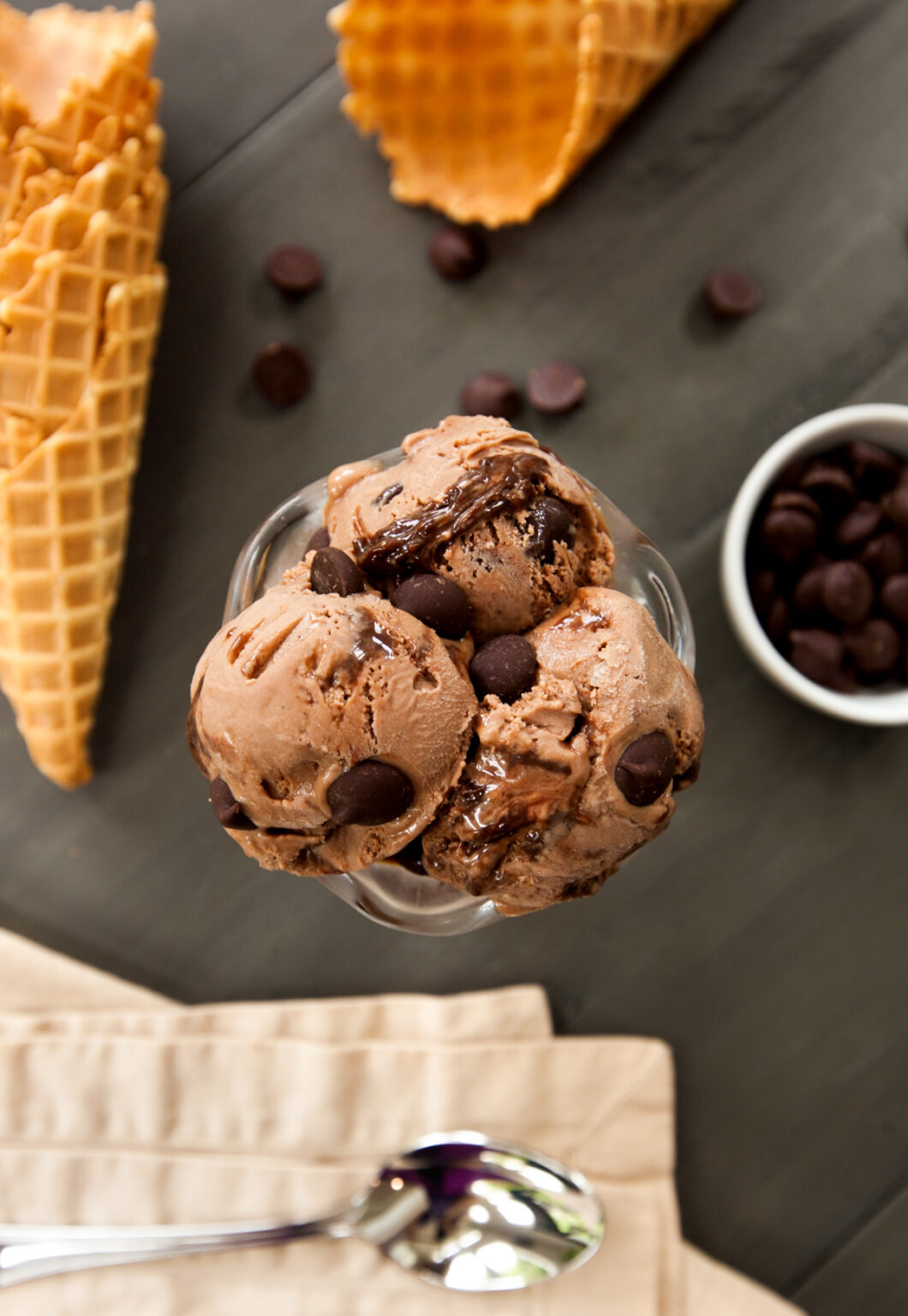 Triple Chocolate Ice Cream - Brownie Bites Blog